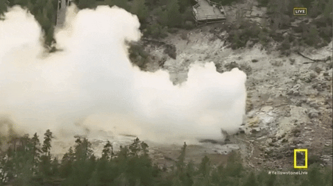 Yellowstone Geyser GIF by National Geographic Channel - Find & Share on ...