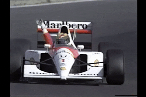 Happy Formula 1 GIF by Ayrton Senna - Find & Share on GIPHY