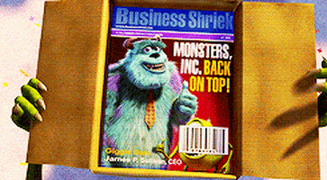 Monsters Inc Magazine GIF - Find & Share on GIPHY