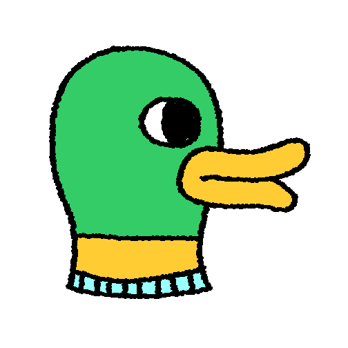 Surprised Duck Sticker by Alabaster Pizzo for iOS & Android | GIPHY