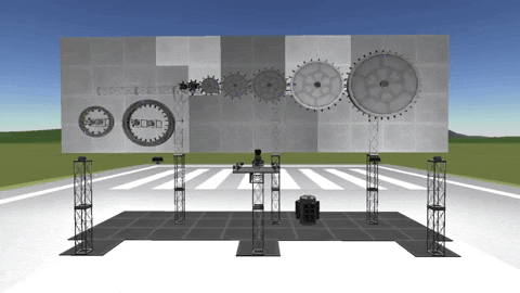 1st foray into kinetic launch (Kerbal not ejected here due to violent ...