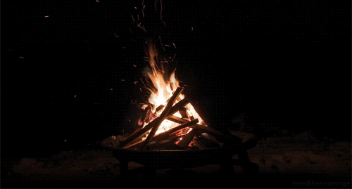 Fire Campfire GIF by Head Like an Orange - Find & Share on GIPHY
