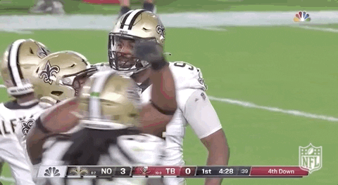 New Orleans Saints Football GIF by NFL - Find & Share on GIPHY