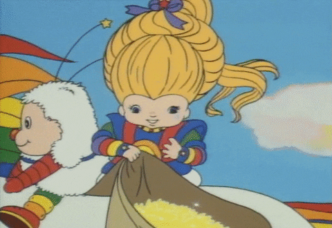 Happy Rainbow Brite GIF - Find & Share on GIPHY