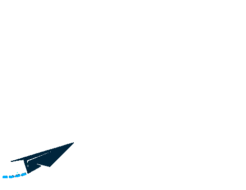 Paper Airplane Travel Sticker by orbitz for iOS & Android | GIPHY