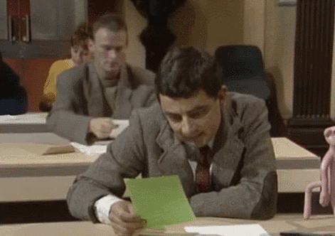 Reading Exam Papers Like Gif Mrbean Paper Exam Discov - vrogue.co