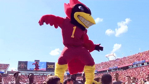 Iowa State Celebration GIF by CyclonesTV - Find & Share on GIPHY