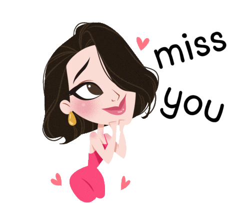 Miss You Love Sticker by Loreal Paris Thaialnd for iOS & Android | GIPHY