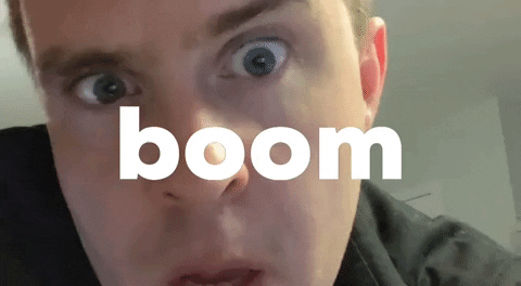 Boom GIF by Luke Guy - Find & Share on GIPHY
