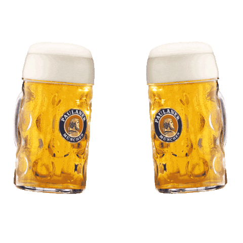 Beer Cheers Sticker by Paulaner for iOS & Android | GIPHY