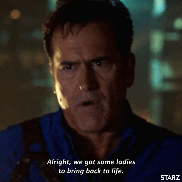 Season 3 Starz GIF by Ash vs Evil Dead - Find & Share on GIPHY