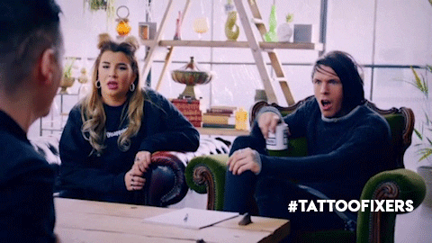 E4 GIF by Tattoo Fixers - Find & Share on GIPHY