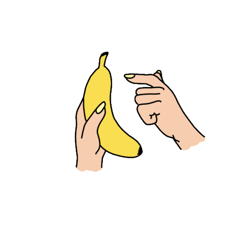 Eat Banana Peel Sticker for iOS & Android | GIPHY