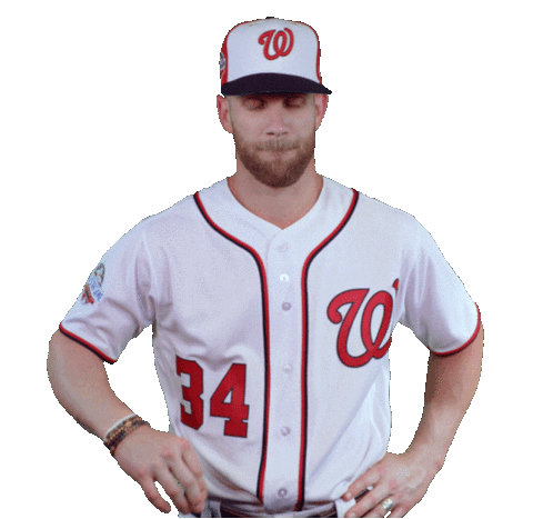 Washington Nationals Thank You Sticker by MLB for iOS & Android | GIPHY