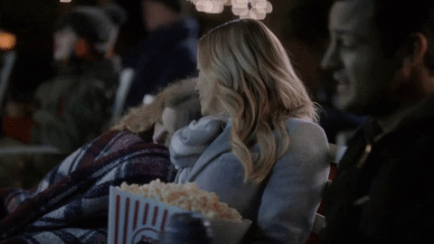 Holiday Movie Popcorn GIF by Hallmark Channel - Find & Share on GIPHY