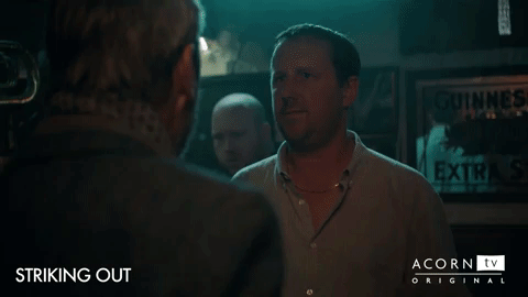 Striking Out Punch GIF by Acorn TV - Find & Share on GIPHY
