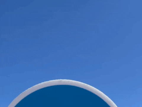 Blue Sky Sticker GIF by John Glenn Columbus International Airport ...