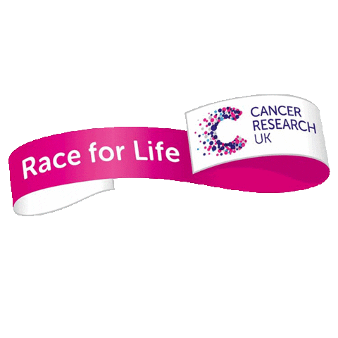 Cancer Research Running Sticker by Cancer Research UK Race for Life for ...