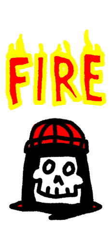 Fire Skull Sticker by JohnsonnLe for iOS & Android | GIPHY