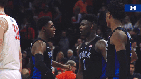 College Basketball Brothers GIF by Duke Men's Basketball - Find & Share ...