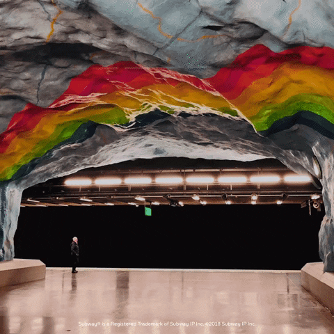 Rainbow Tube GIF by Subway Sverige - Find & Share on GIPHY