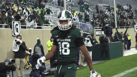 Celebrate College Football GIF by Michigan State Football - Find ...