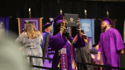 Graduation Success GIF by Western Illinois University - Find & Share on ...
