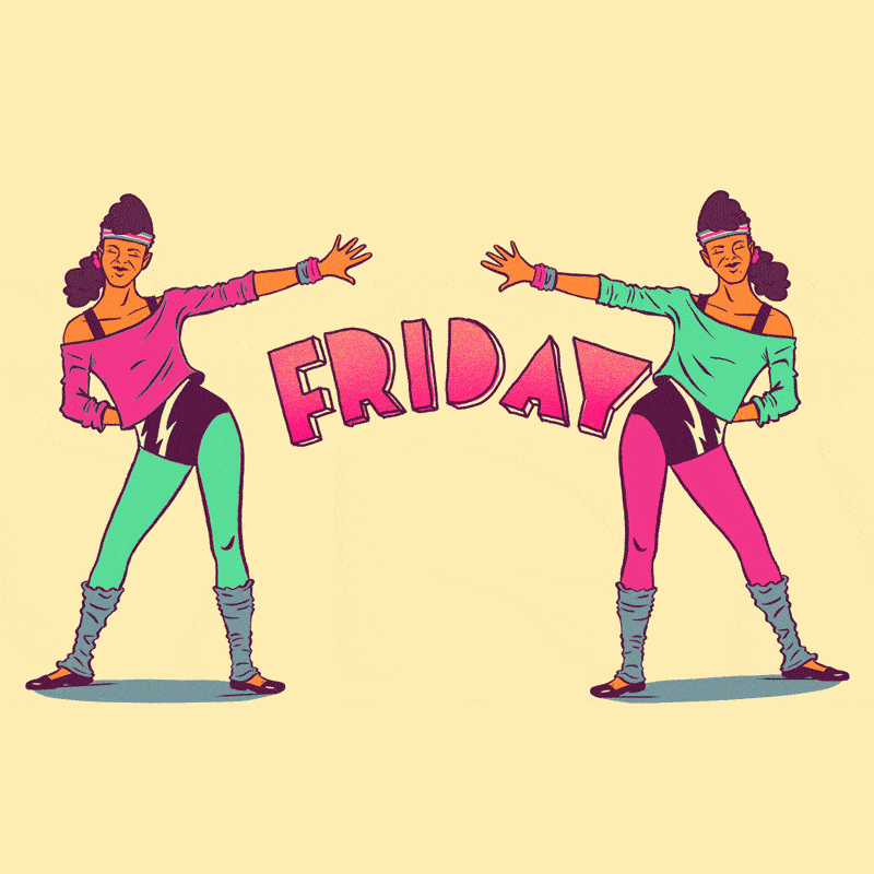 80S Friday GIF by Dan Blaushild - Find & Share on GIPHY