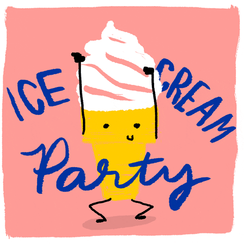 Ice Cream Dancing GIF by printmeggin - Find & Share on GIPHY