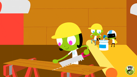 Working Hard Building A House GIF by PBS KIDS - Find & Share on GIPHY