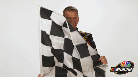 Racing Flag GIF by NASCAR on NBC - Find & Share on GIPHY