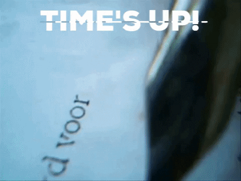 Time'S Up Ultimatum GIF by Squirrel Monkey - Find & Share on GIPHY