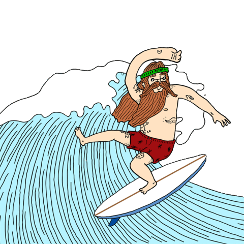 Wave Sticker by The Peter’s Brand for iOS & Android | GIPHY