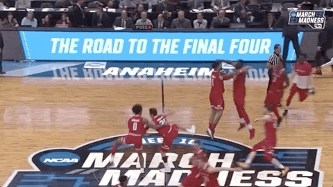 Celebrate College Basketball GIF by NCAA March Madness - Find & Share ...