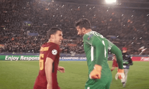 Happy Alisson Becker GIF by AS Roma - Find & Share on GIPHY