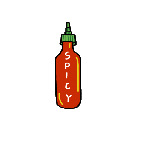 Hot Sauce Food Sticker by nicolezaridze for iOS & Android | GIPHY