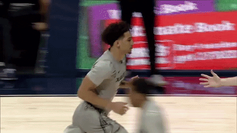 Happy College Basketball GIF by Xavier Men's Basketball - Find & Share ...
