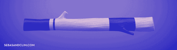 Floating Painted Wood GIF by Sebas & Clim - Find & Share on GIPHY