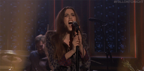 Ryn Weaver Singing Find And Share On Giphy