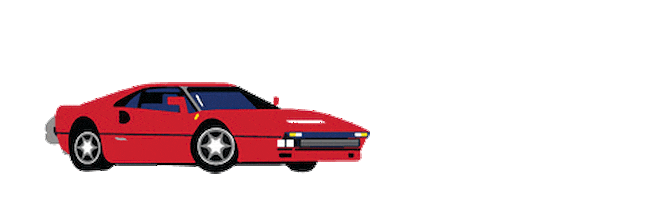 Red Car Sticker by OpeningCeremony for iOS & Android | GIPHY