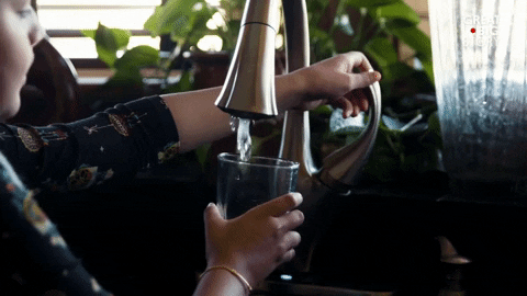 Human Drinking Water Gif