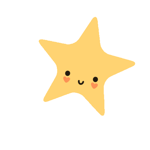 Glow Gold Star Sticker by Kawanimals for iOS & Android | GIPHY