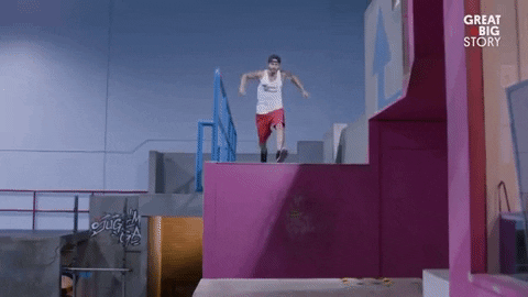 Jump Around GIF by Great Big Story - Find & Share on GIPHY