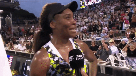 Venus Williams GIF by Tennis Channel - Find & Share on GIPHY