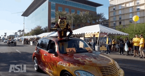 Sun Devils Homecoming GIF by Arizona State University - Find & Share on ...