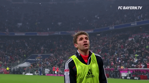 Happy Thomas Muller GIF by FC Bayern Munich - Find & Share on GIPHY