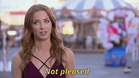 Not Pleased Season 23 GIF by The Bachelor - Find & Share on GIPHY