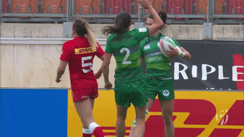 High Five Hi 5 GIF by Irish Rugby - Find & Share on GIPHY