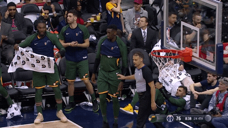 Jae Crowder Bench Reaction GIF by Utah Jazz - Find & Share on GIPHY