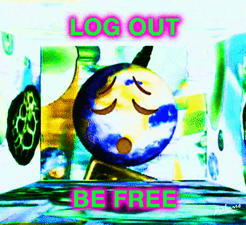 Emoji Log Off GIF by PEEKASSO - Find & Share on GIPHY